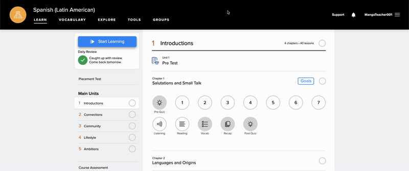Course Guides (K12 Teachers) – Mango Languages