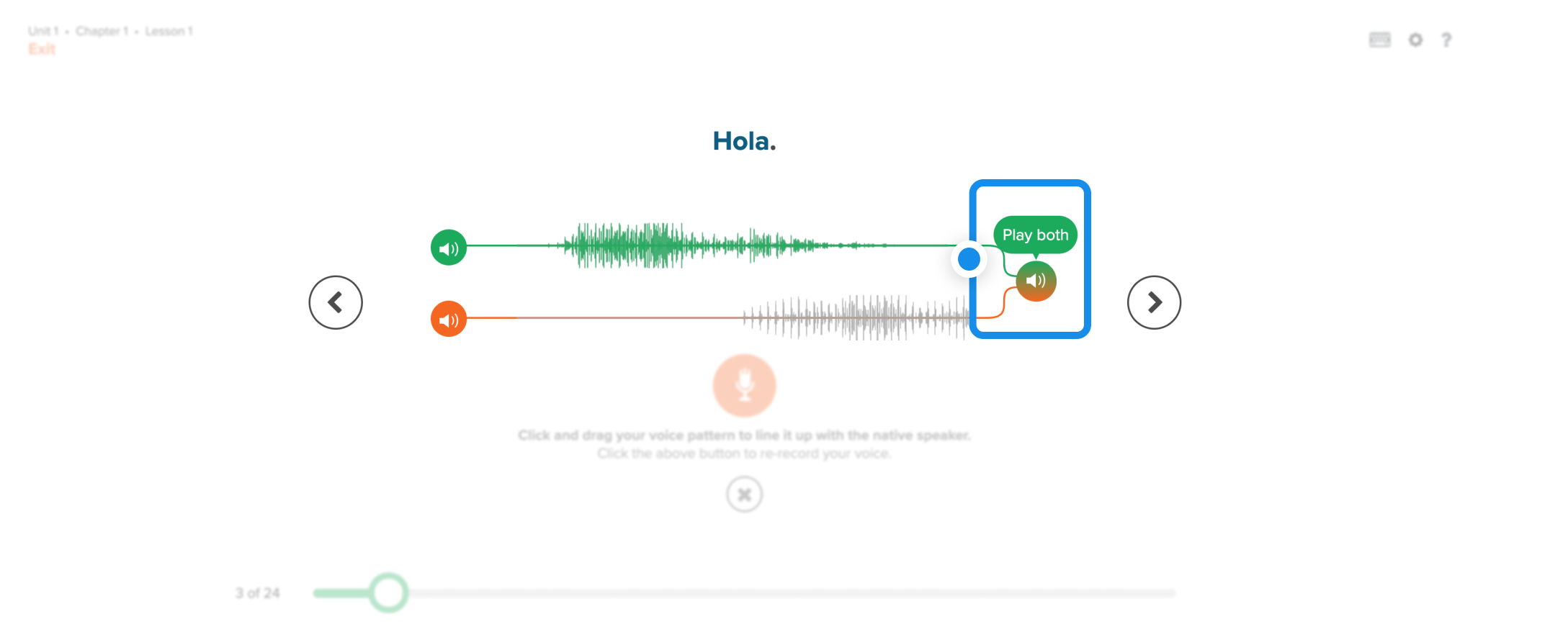 Voice Comparison – Mango Languages