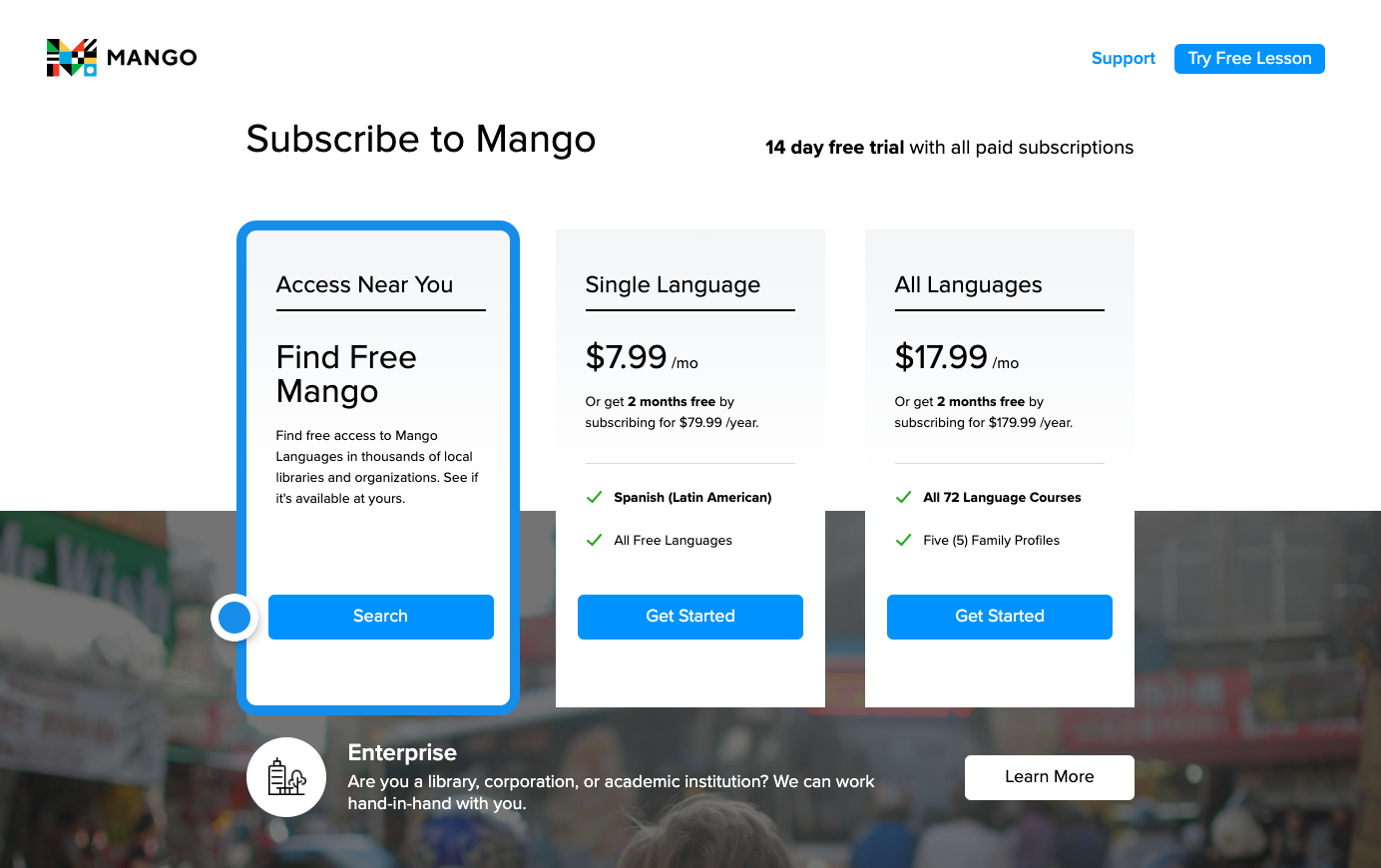 Link to Library – Mango Languages
