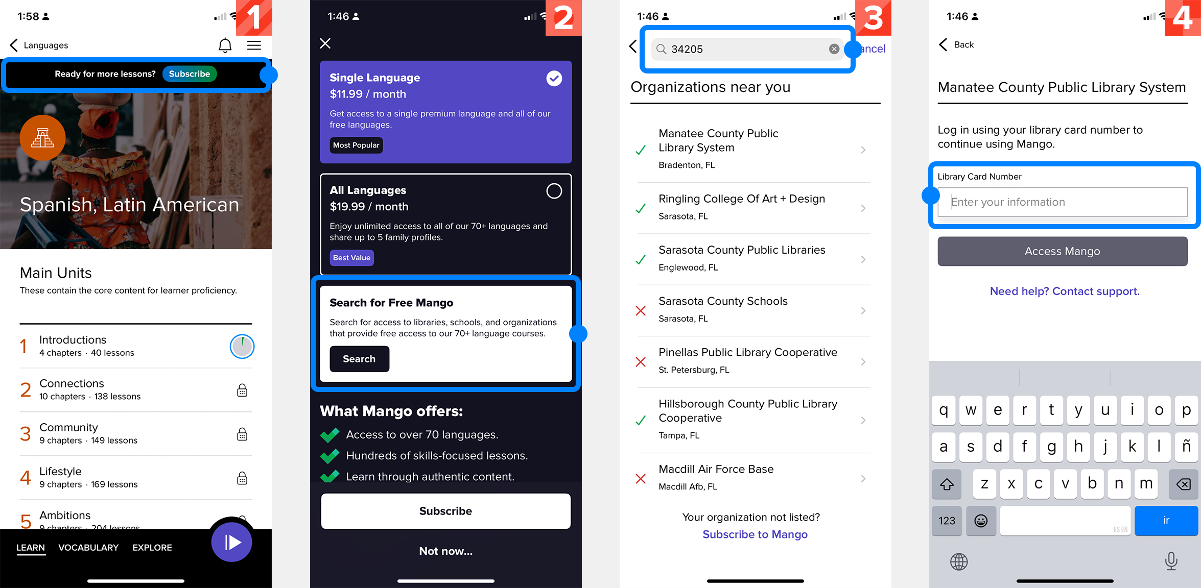 Link to Library – Mango Languages