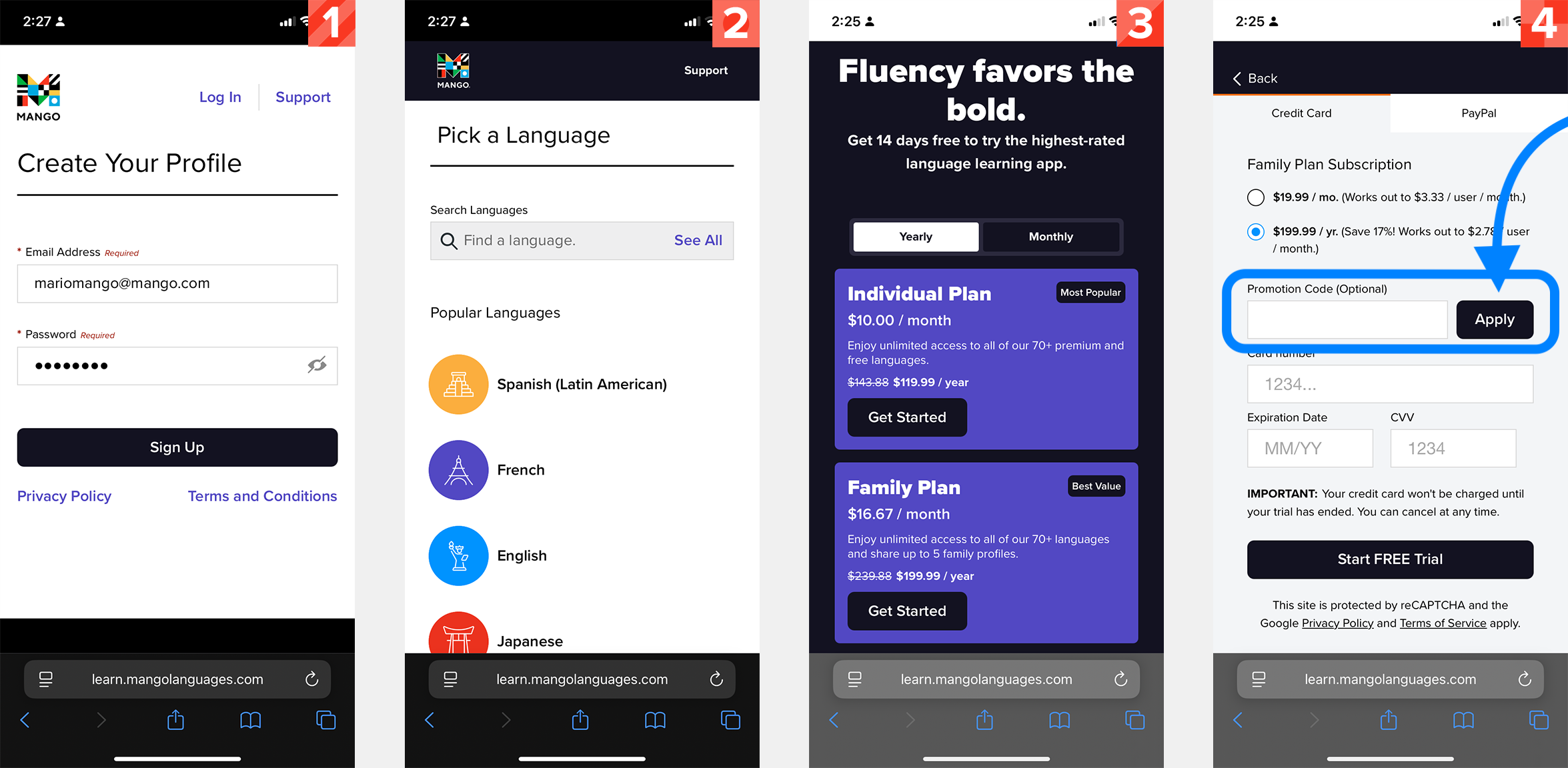 Promo Codes – Mango Languages